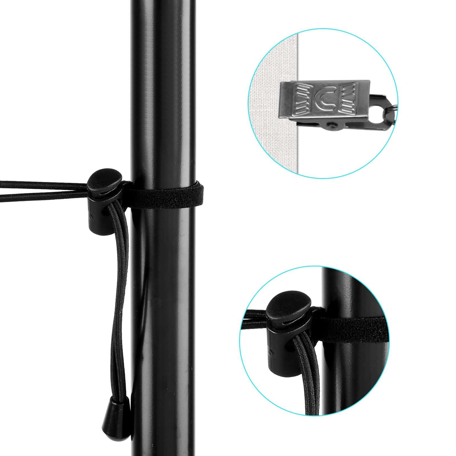 12 Packs Background Backdrop Clips, Adjustable Spring Clips Backdrop ...