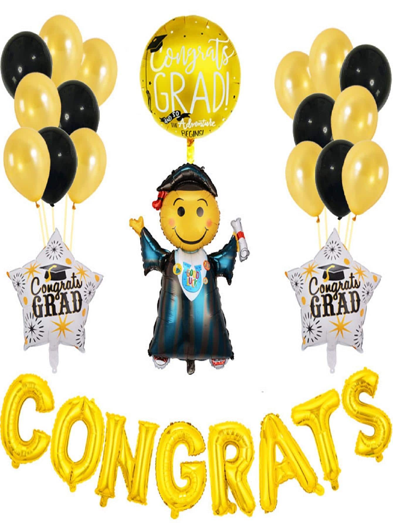 28/31pcs Class of 2023 Graduation Foil Balloons Congrats Letter Foil ...