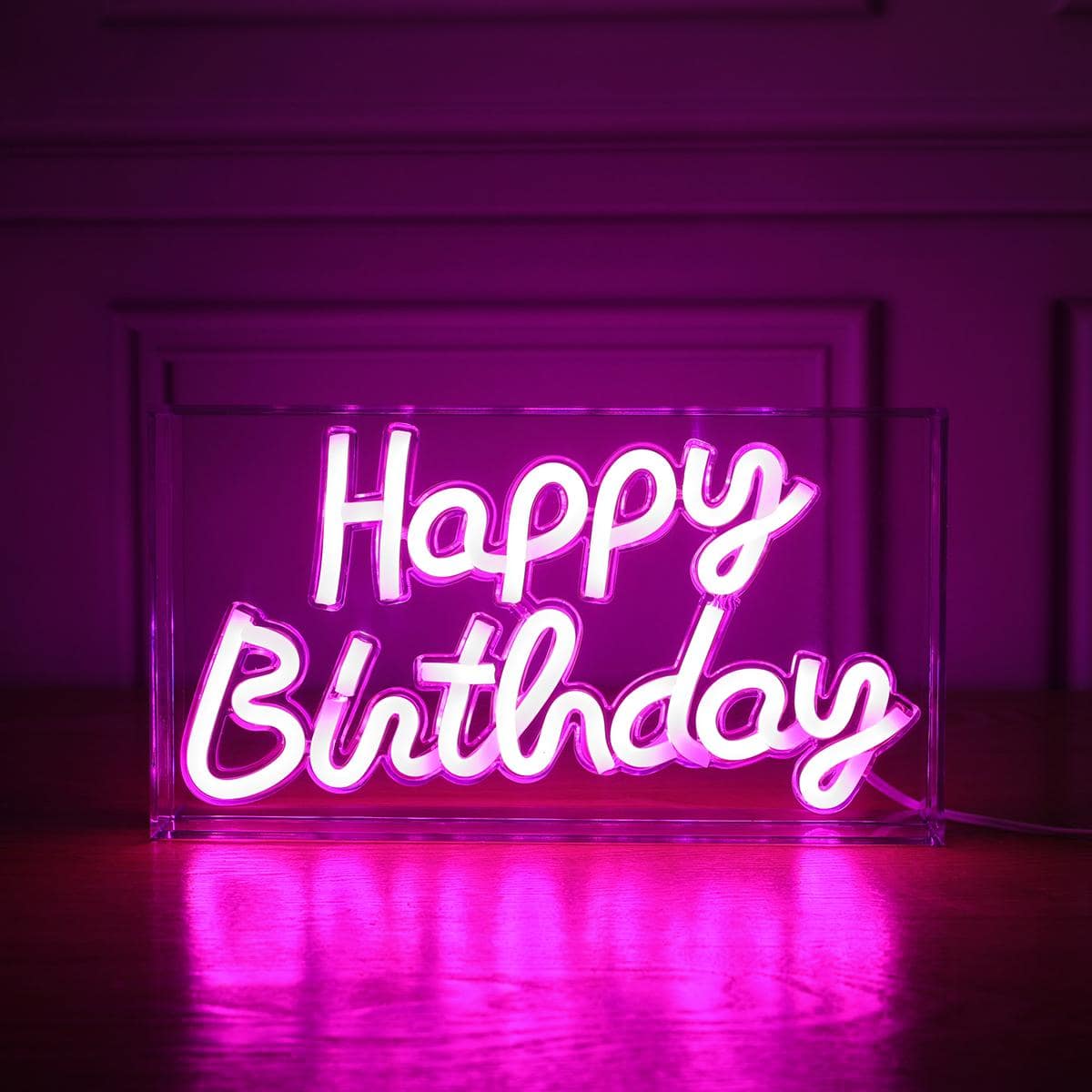 Neon Signs/Acrylic Box Lights/Energy Efficient LED Lights/USB Powered ...