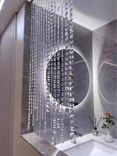400cm/157 Inch Inch Crystal Door Curtain Crystal garland Hanging ...