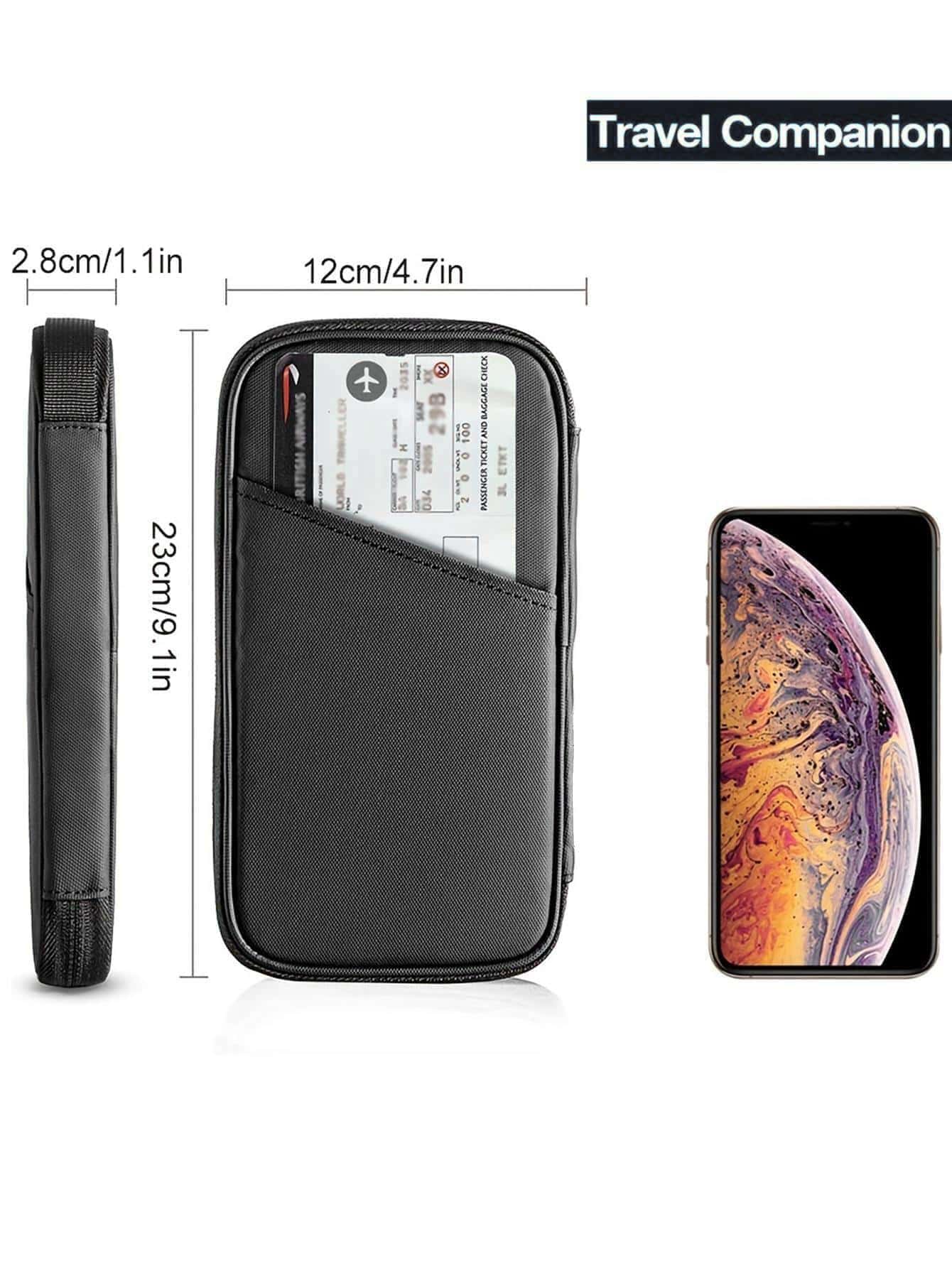 1pc Family Passport Holder With A Sim Card Slot And Eject Pin, RFID ...