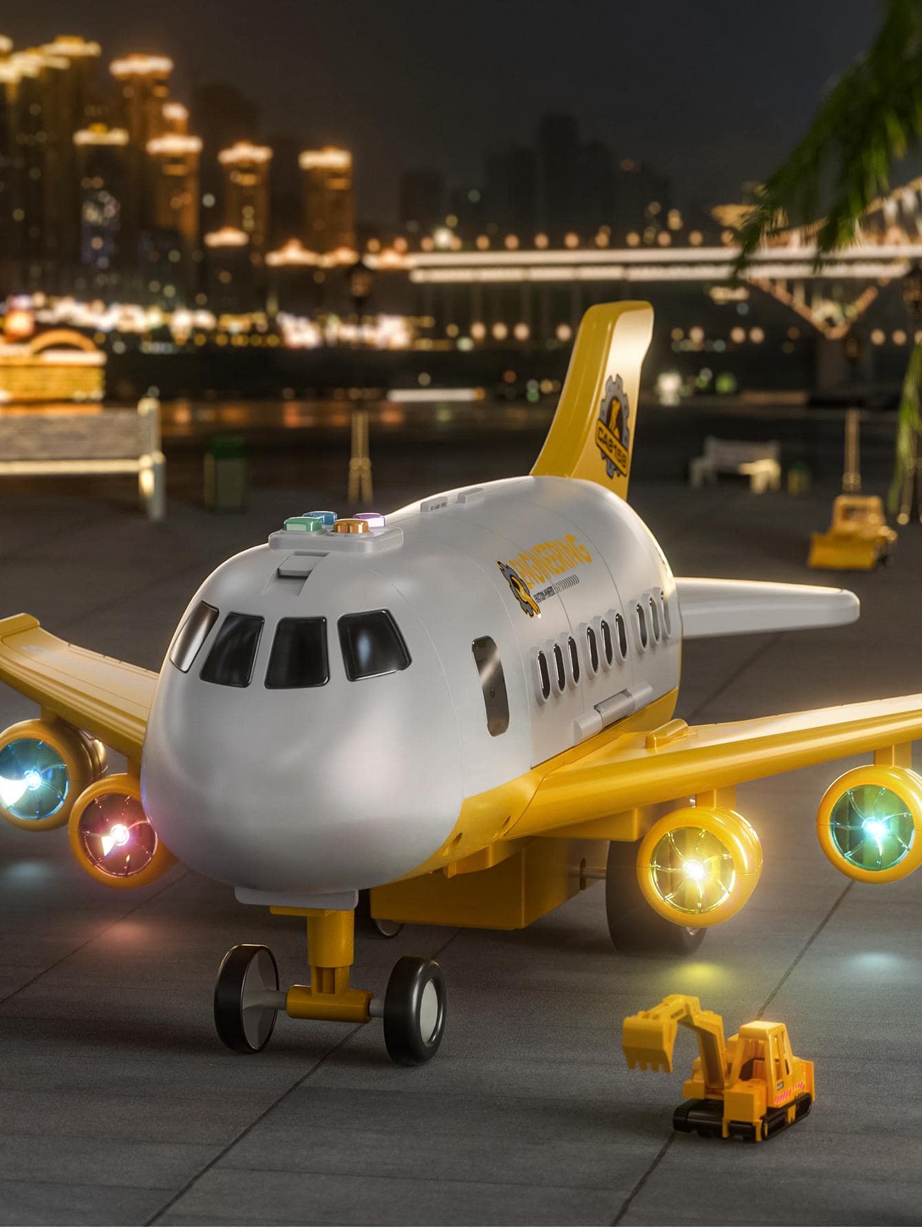 TEMI TEMI Storage Transport Plane Cargo With 5 Free Wheel Diecast ...