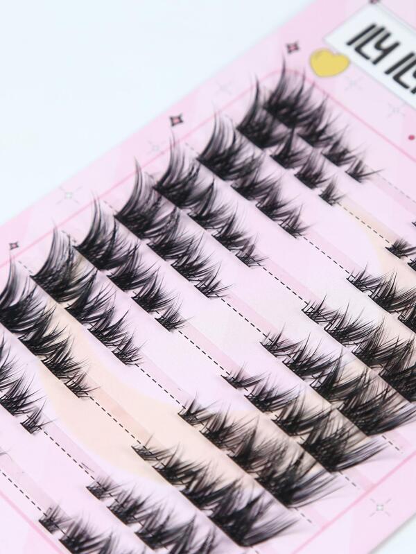 10 Rows Slanted Part Lashes | SHEIN UK