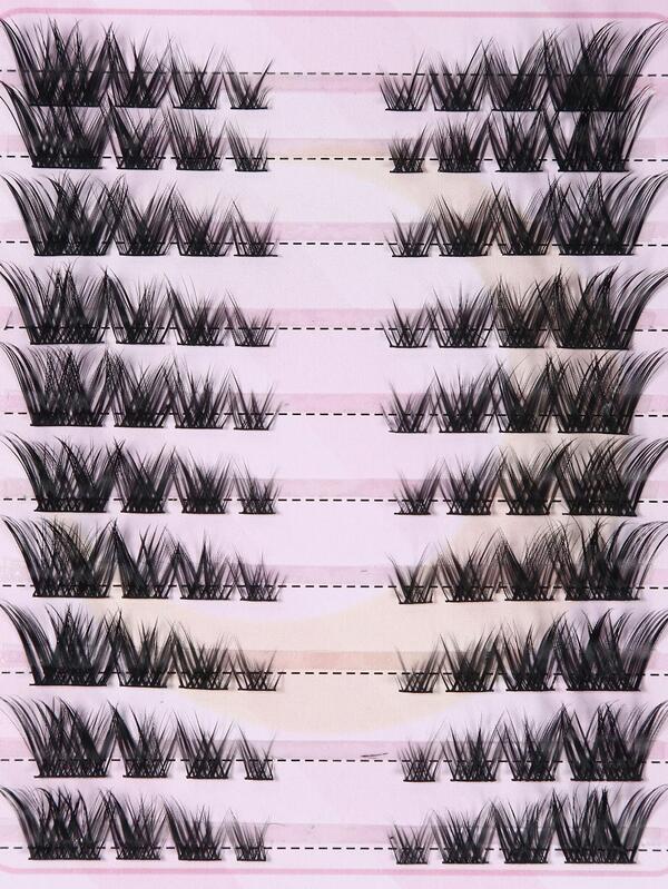 10 Rows Slanted Part Lashes | SHEIN UK
