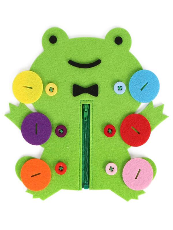 1set Cartoon Frog Shaped Wool Felt Poke Material Kit | SHEIN USA