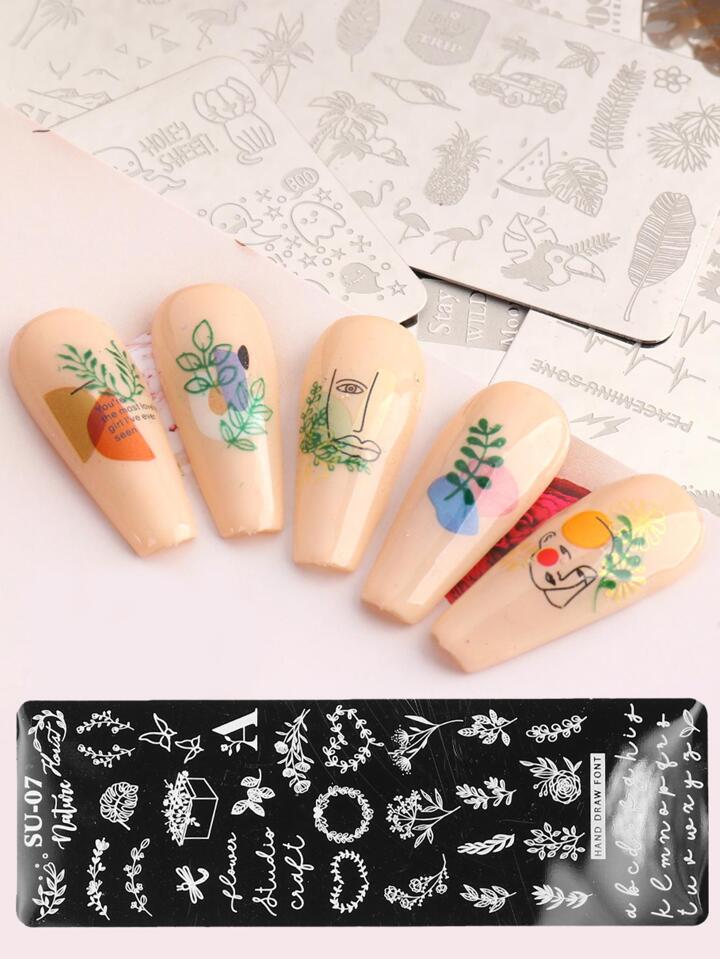 Hand Template With Nails