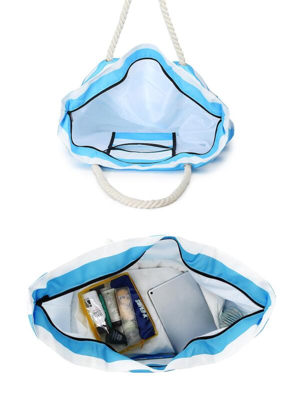 Large Waterproof Beach Bag For Women, Sand-proof Swim Pool Bag Beach ...