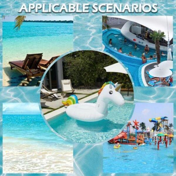 Large Unicorn Children's Inflatable Swimming Pool Float, Giant Swimming ...