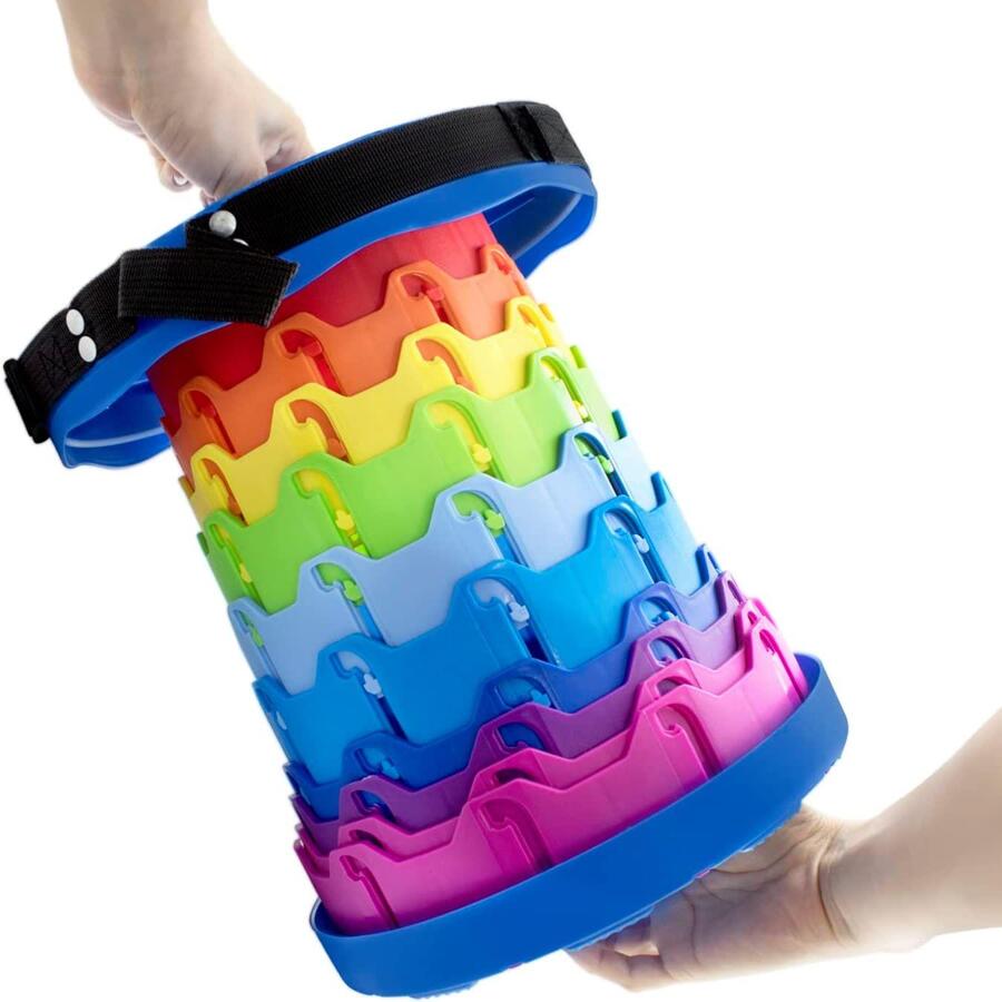 Colorful Folding Telescopic Bench Retractable Stool,Folding Camping ...