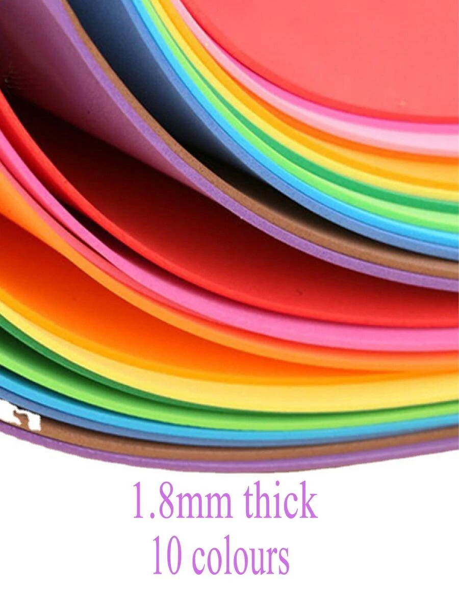 A4 Colored Eva Foam Paper Kids' Handmade DIY Material | SHEIN USA