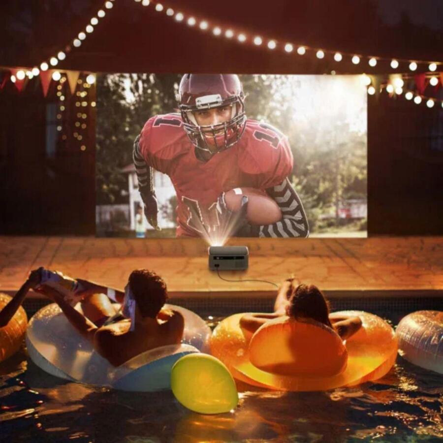 5G Wi-Fi Smart 1080P Gaming Projector High Color Quality Beamer ...