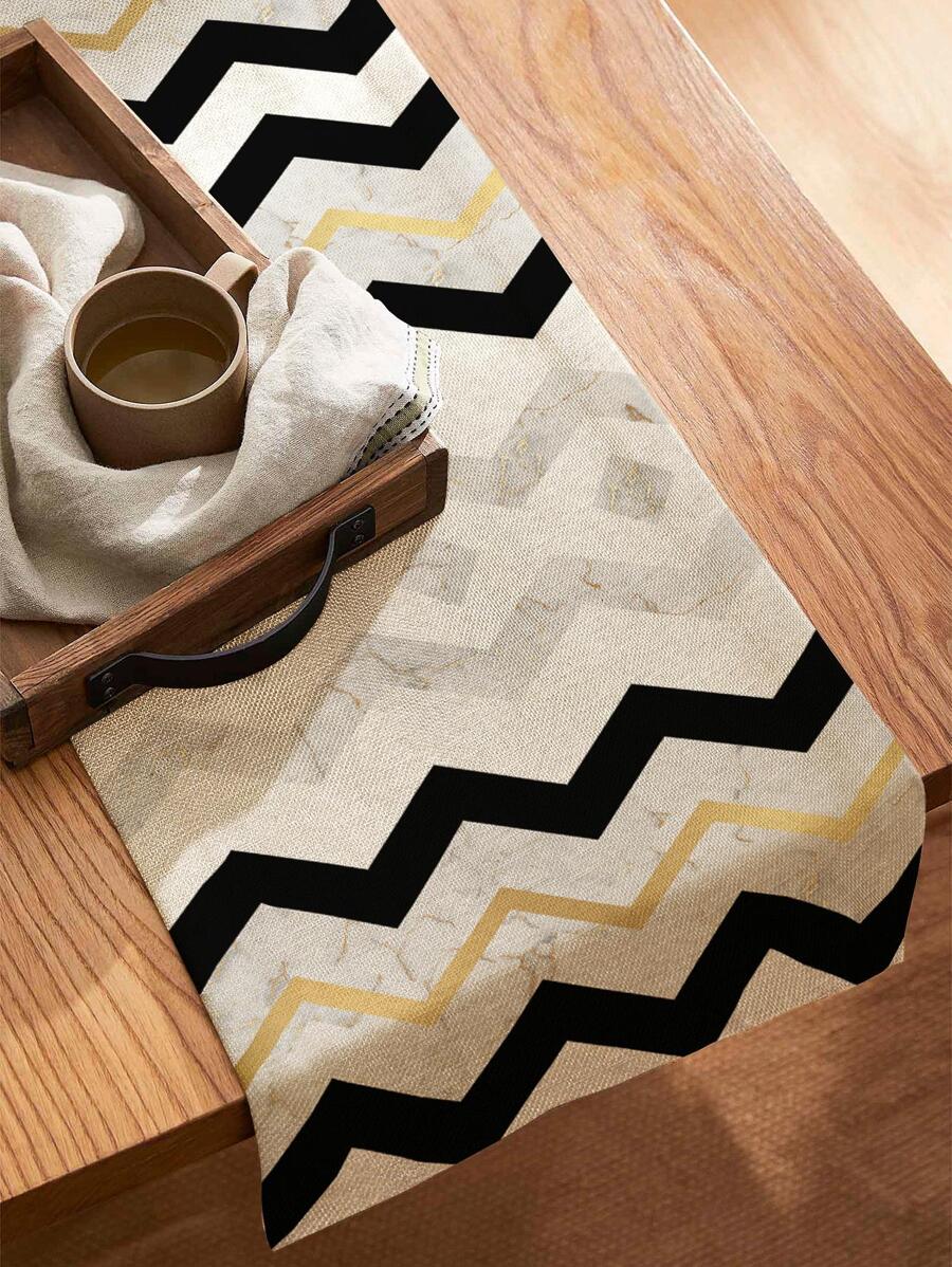 Chevron Pattern Table Runner | SHEIN USA
