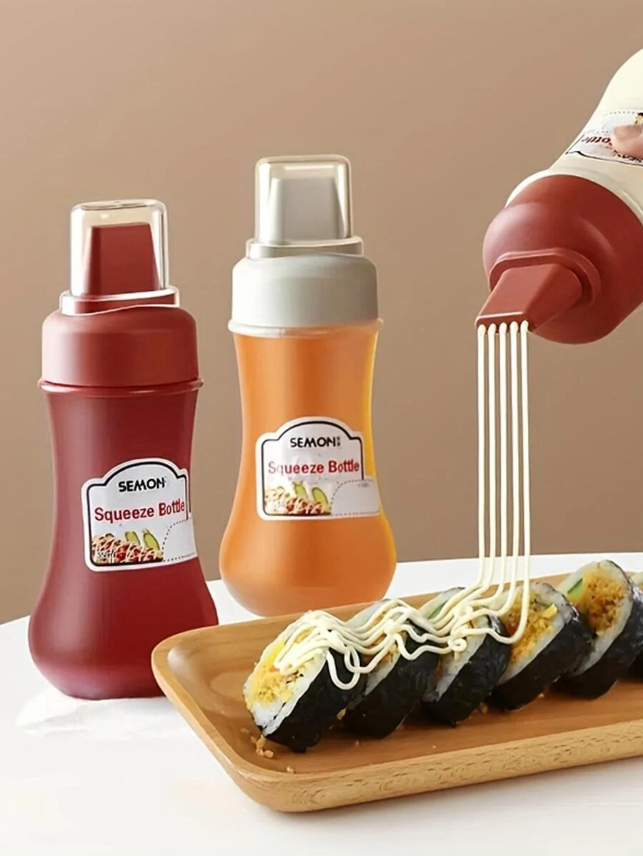 5 Hole Kitchen Bottle Condiment Kitchen Cooking Tools with Leak Proof ...