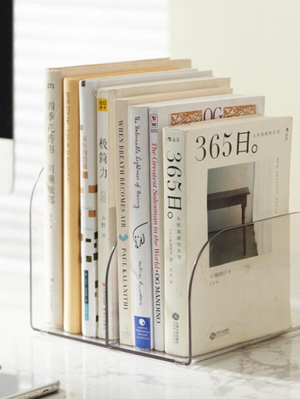 1pc Clear Acrylic Simple Book Stand | SHEIN USA