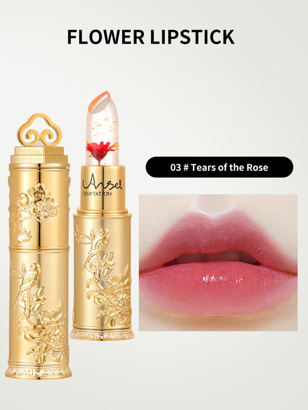 Color Changing Lipstick, 1Pc Jelly Moisturizing Long-Lasting Wear Lip ...