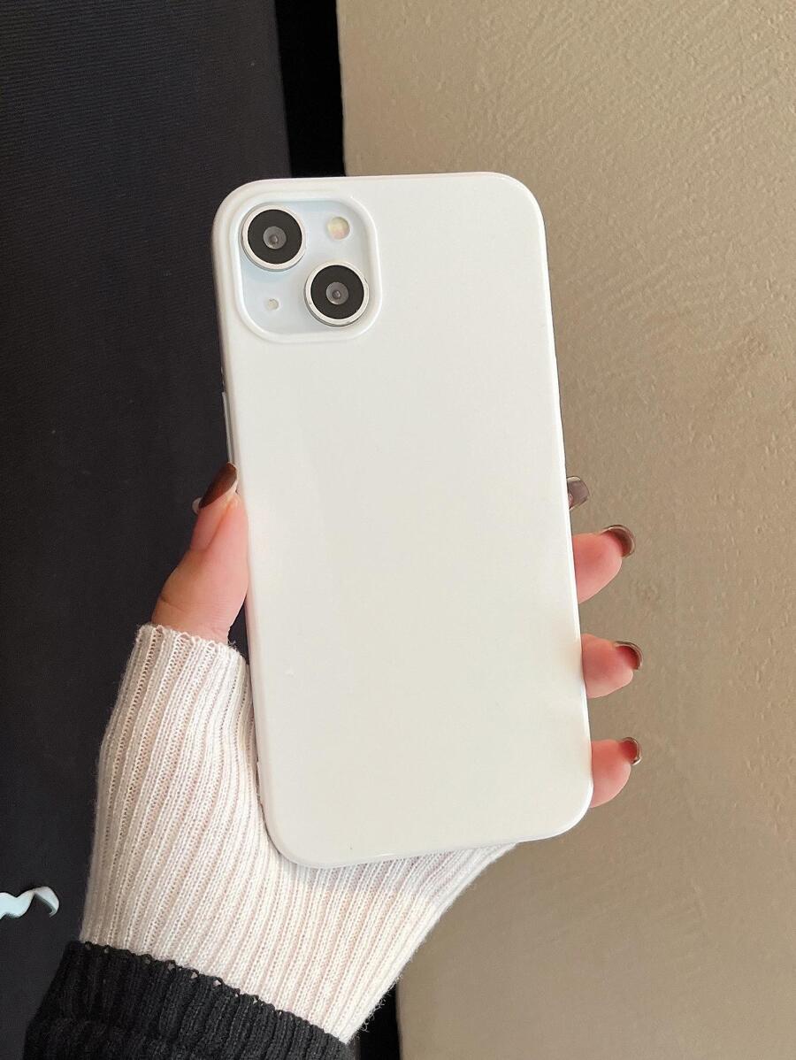 Basic Phone Cases 1pc Classic Glossy Candy Color Jelly Phone Case Fit ...