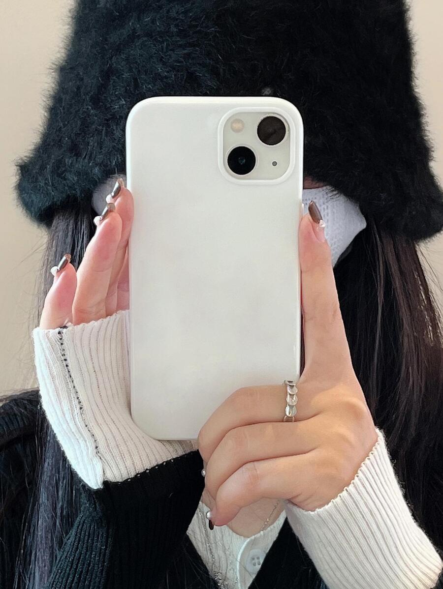 Basic Phone Cases 1pc Classic Glossy Candy Color Jelly Phone Case Fit ...