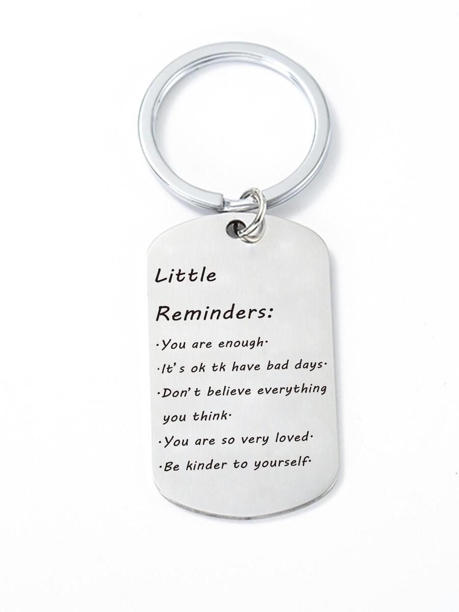 Slogan Graphic Geometric Charm Keychain for Sale Australia| New ...