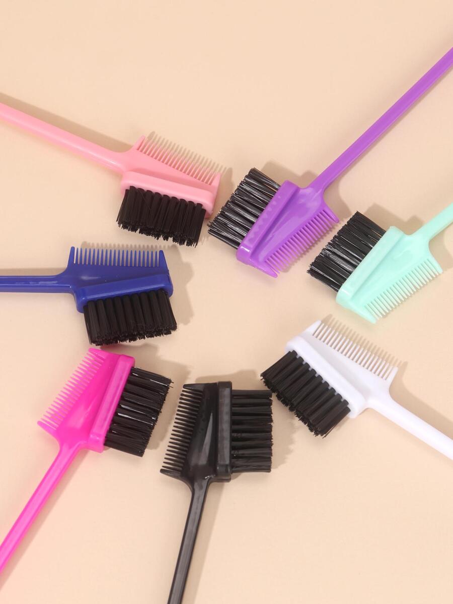 7-Piece Dual-Edge Hair Styler Brush Set, Soft Nylon Bristles For ...