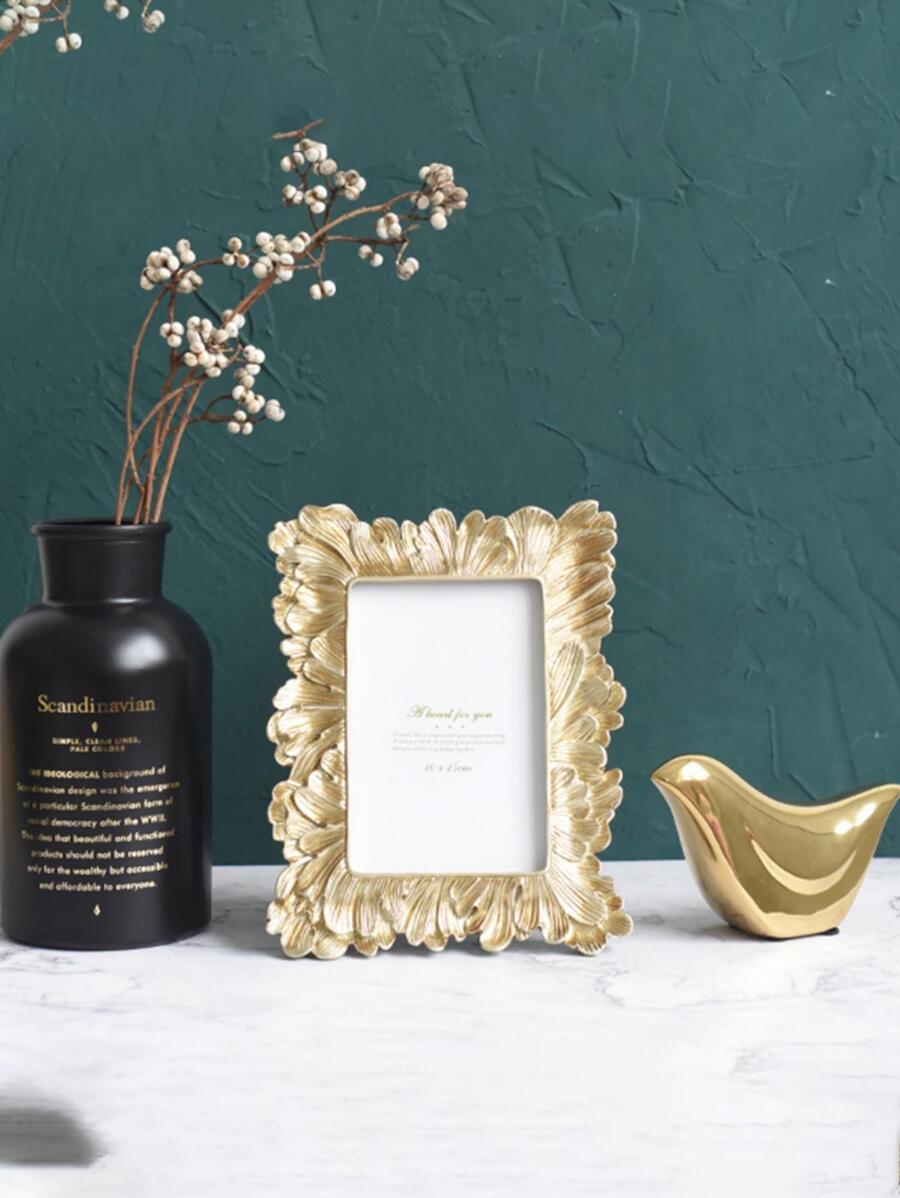 1pc Vintage Leaf Shaped Picture Frame Gifts Birthday Graduation | SHEIN USA