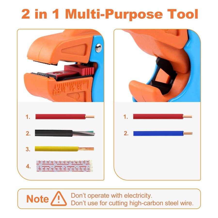 Knoweasy Automatic Wire Stripper and Cutter,Heavy Duty Wire Stripping ...