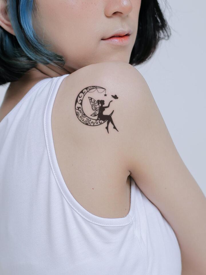 Small Jack And Sally Tattoos