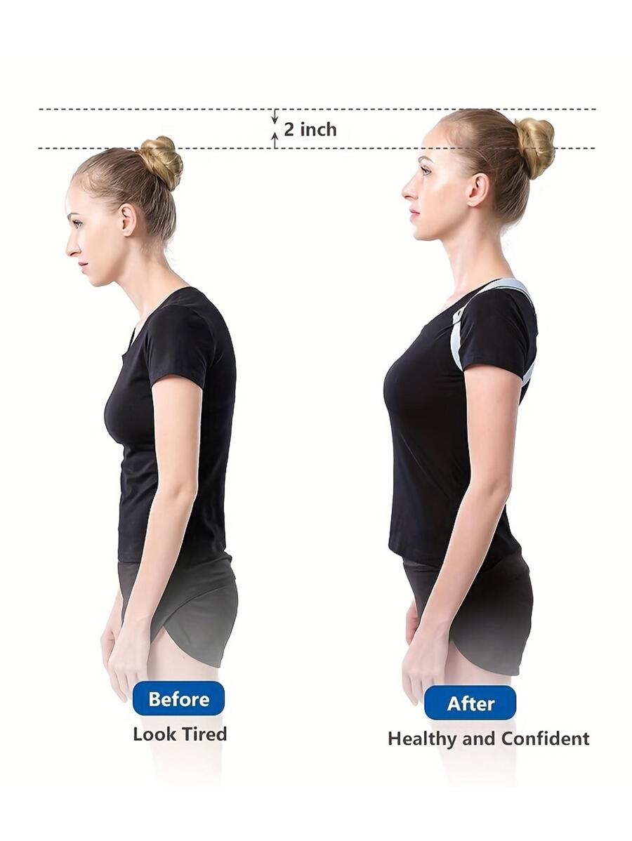 Smart Adjustable Posture Corrector With Smart Sensor, Back Posture ...