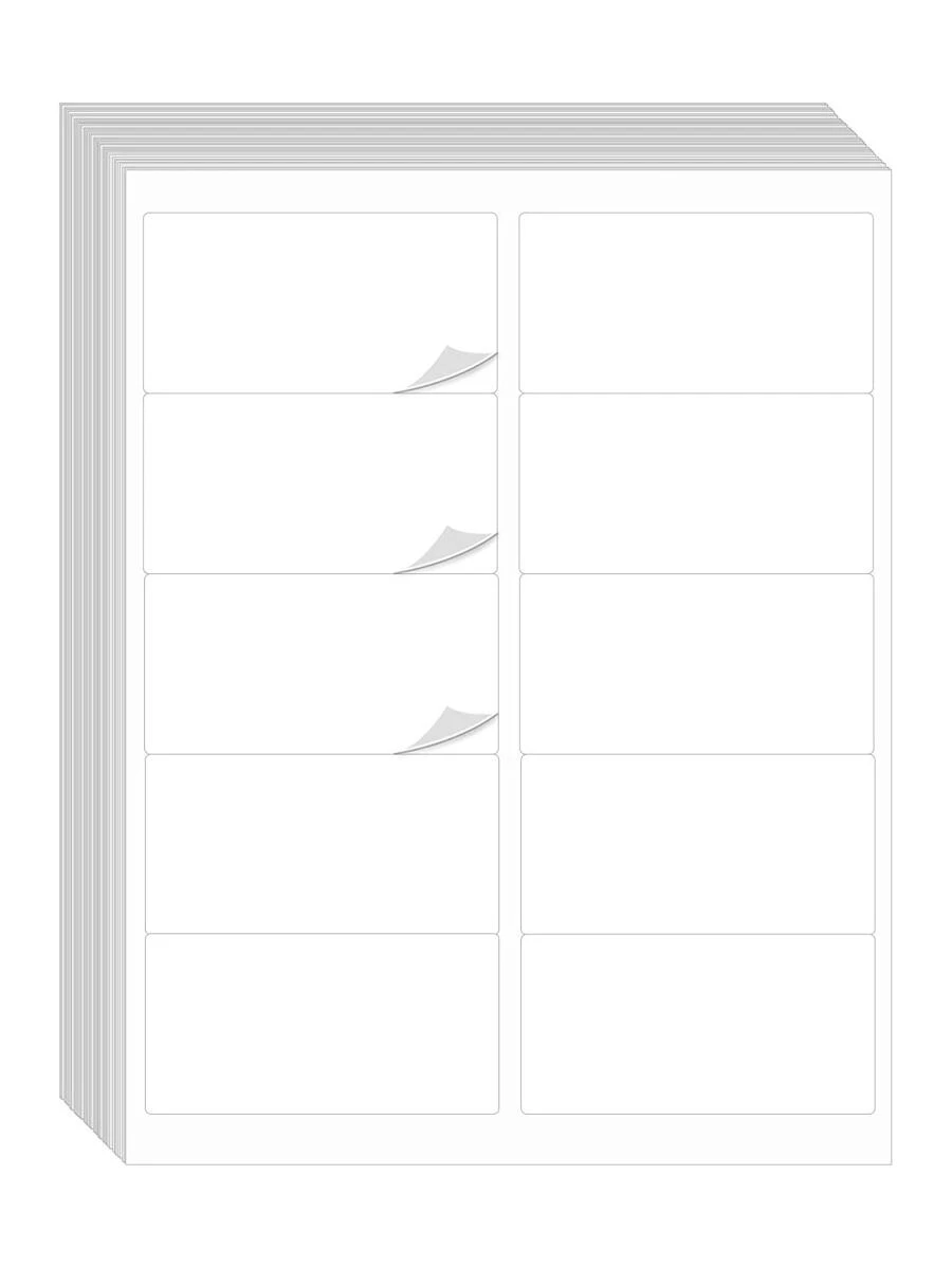 2" x 4" Shipping Address Labels for Laser and Inkjet Printers ...
