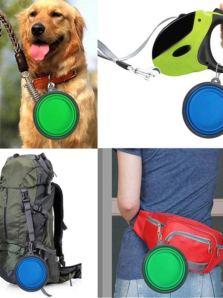 Portable Pet Food Bowl For Indoor And Outdoor Use, Foldable And Durable ...