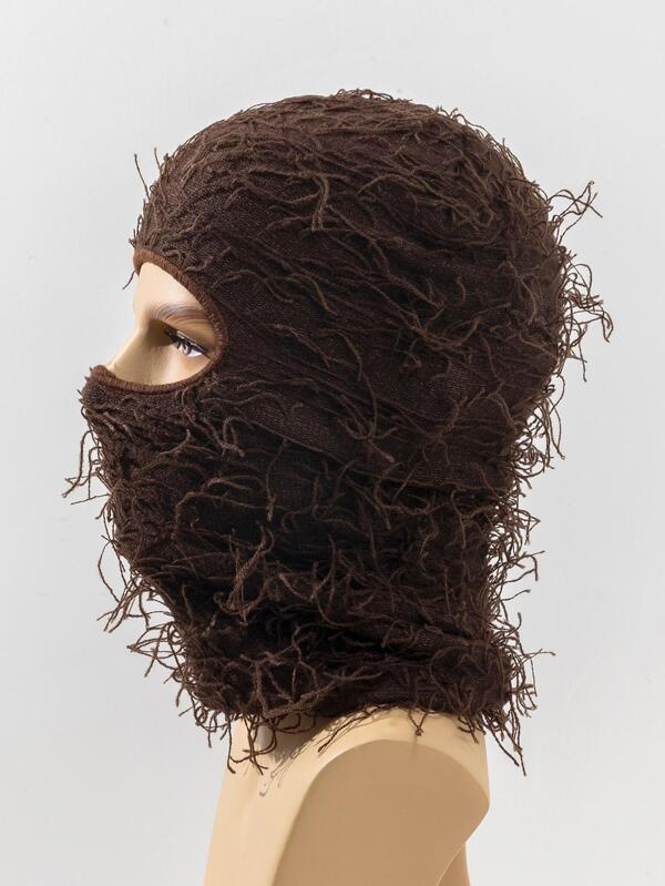 Solid Fuzzy Balaclava Cap | SHEIN USA