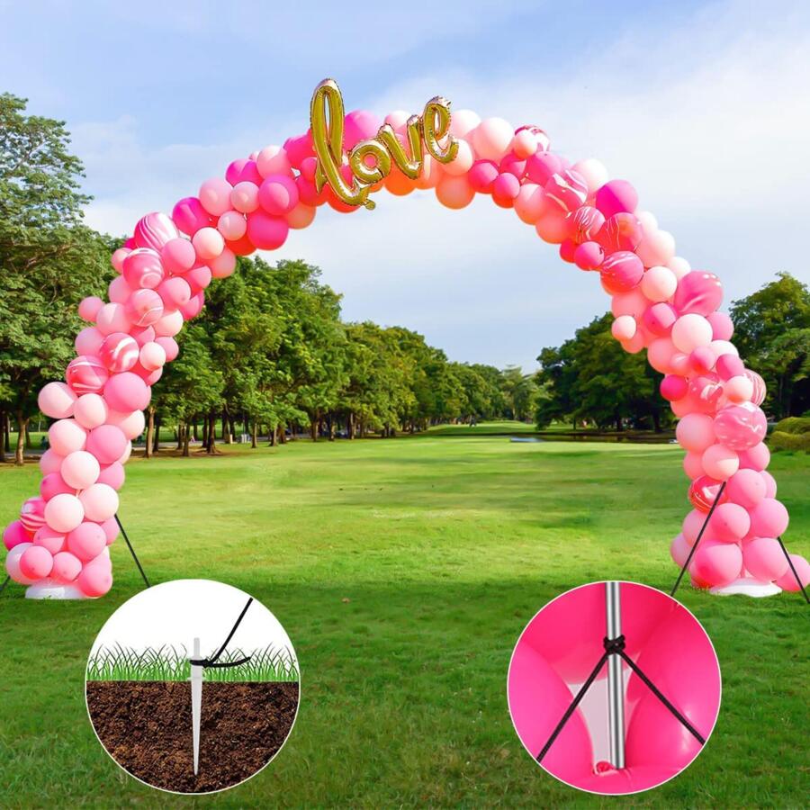 Balloon Arch Kit with Base 10Ft Tall Arch Balloon Stand Set Balloon ...