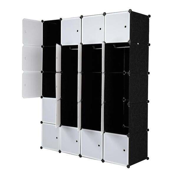 20 Cube Organizer Stackable Plastic Cube Storage Shelves Design ...