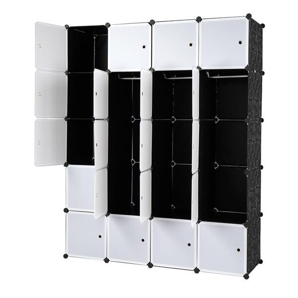 20 Cube Organizer Stackable Plastic Cube Storage Shelves Design ...