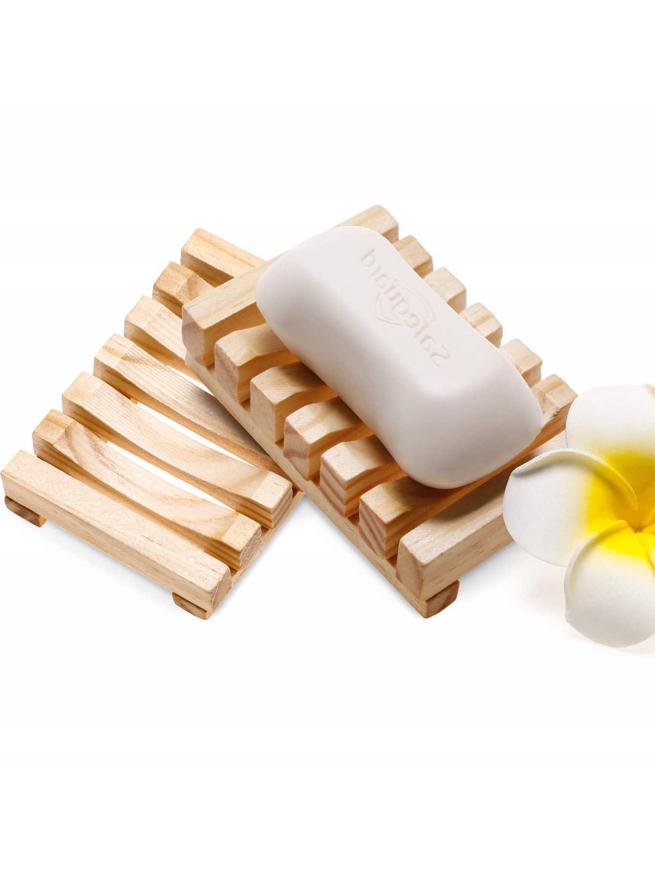 1pc Wooden Soap Dish for Shower, Shower Soap Holder, Self draining Bar ...