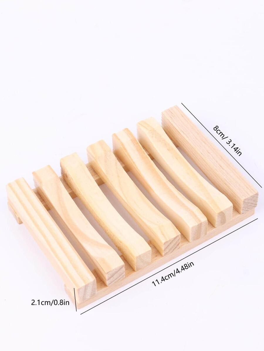 1pc Wooden Soap Dish for Shower, Shower Soap Holder, Self draining Bar ...