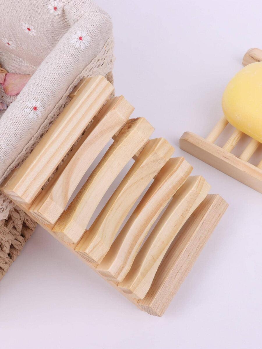1pc Wooden Soap Dish for Shower, Shower Soap Holder, Self draining Bar ...