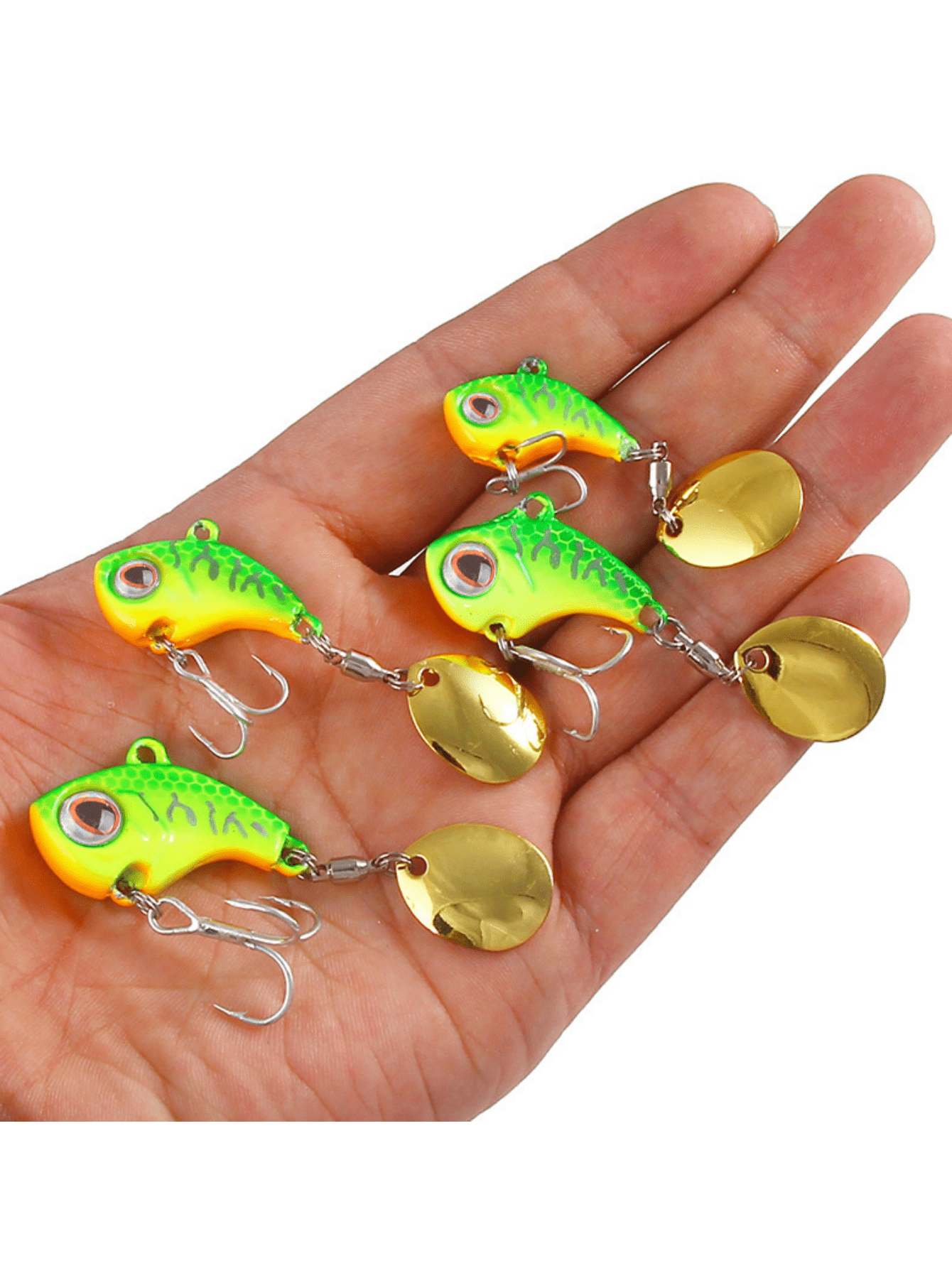 1pc 32mm/16g Metal Sequins Vibration Vib Bait For Sea Fishing, Lure ...