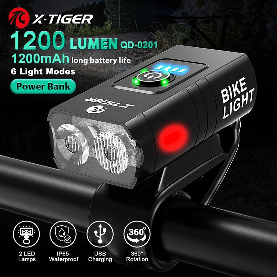 Conjunto De Luces Delantera Y Trasera Recargable Por Usb X-tiger Para ...
