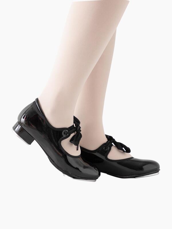 Linodes PU Leather Lace Up Tap Shoe Dance Shoes for Women and Men's ...