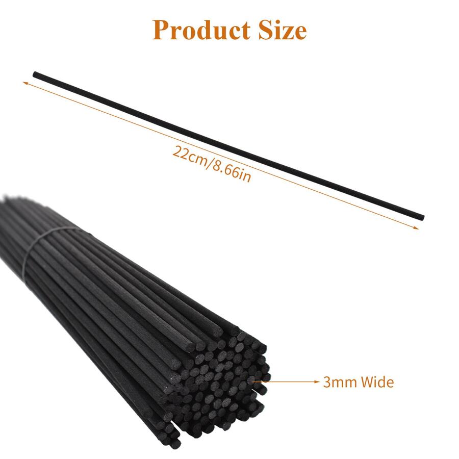 100 PCS Black Reed Diffuser Sticks, Aromatherapy Diffuser Sticks ...
