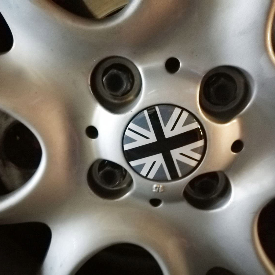 UK Flag Style Car Wheel Hub Center Cap Cover for MINI R50 R51 R52 R53 ...