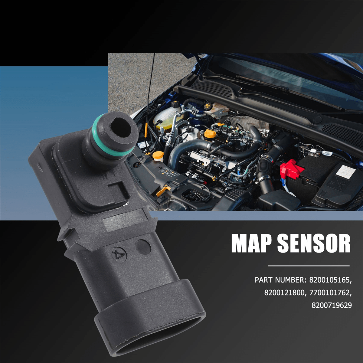 8200121800 8200105165 7700101762 MAP Sensor for Espace Kangoo Scenic 1. ...