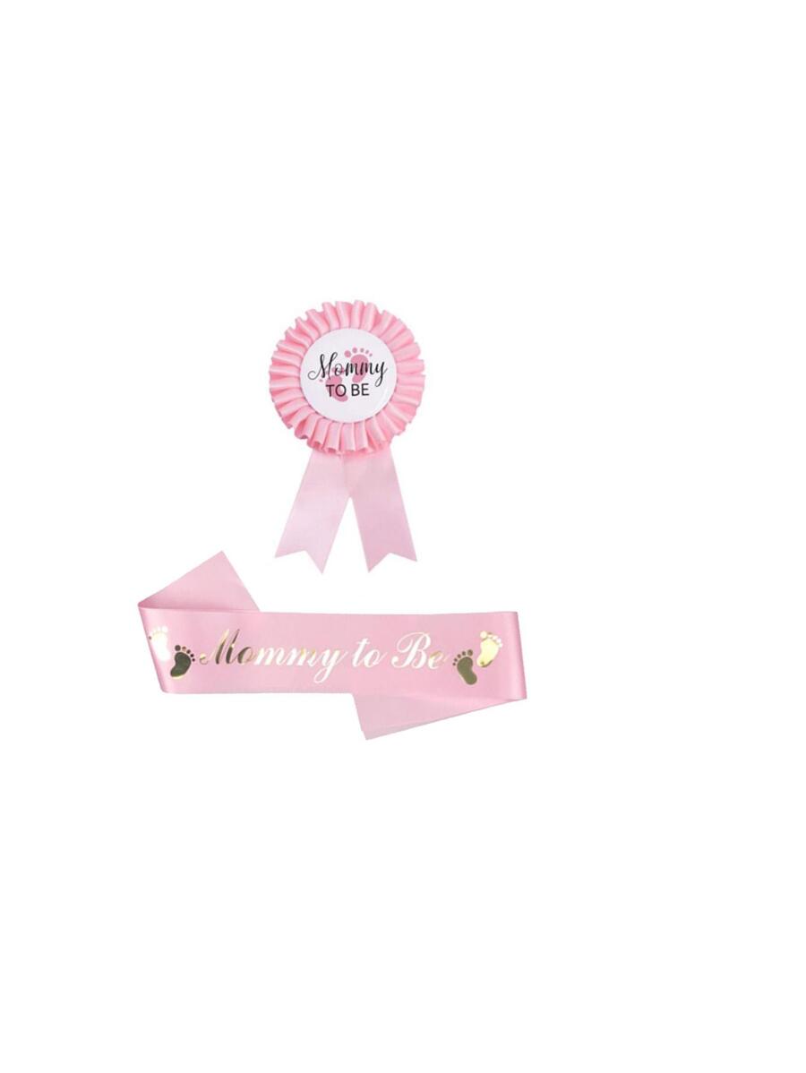Mommy to be Sash and Daddy to Be Tinplate Badge for Baby Shower ...