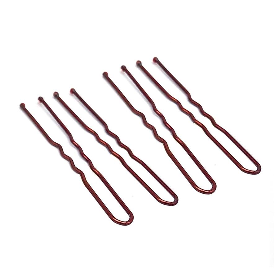 Hair Pins for Buns, U Shaped Hair Pins Brown Hair Bun Pins for Women ...