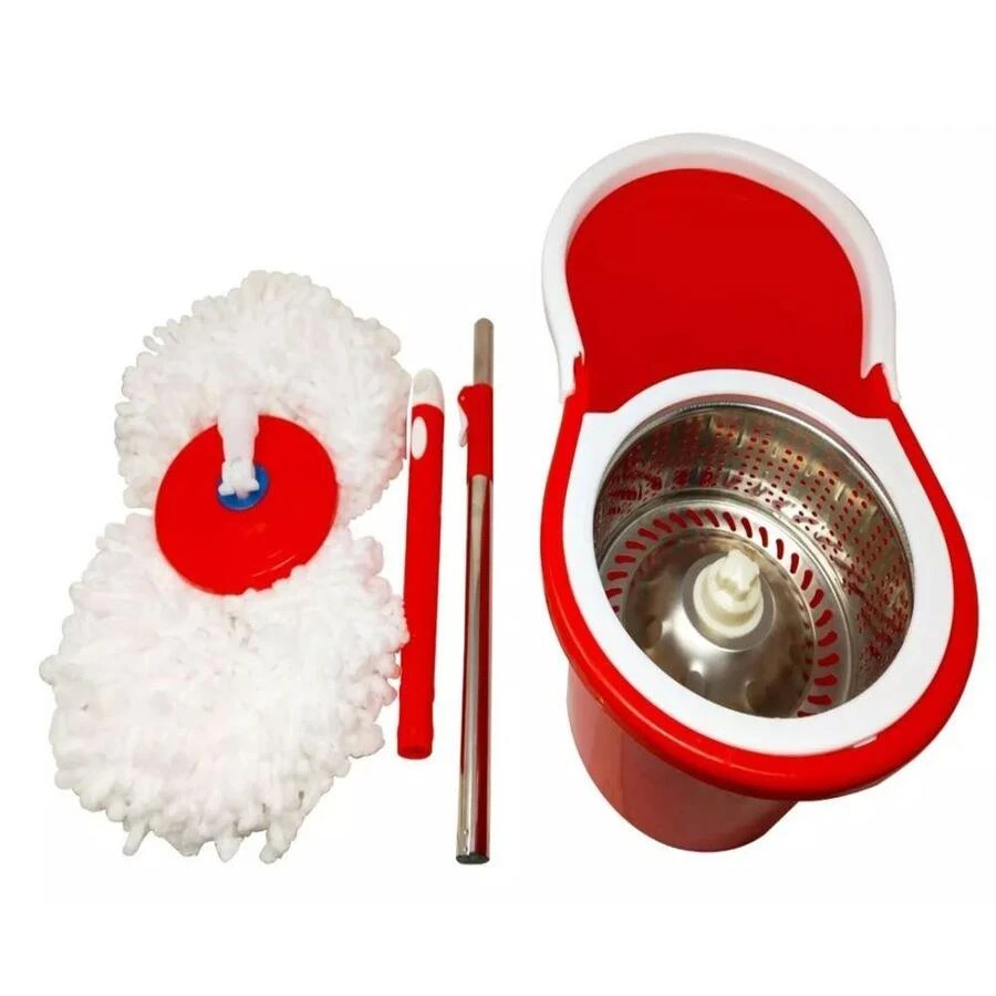 360° Rotating Mop, With Stainless Steel Wringer, Extendable Handle ...