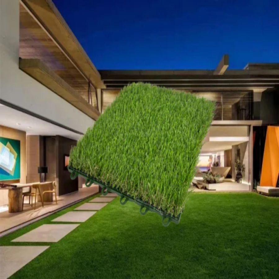 12.6"; X 12.6"; Artificial Grass Turf Panel | SHEIN USA