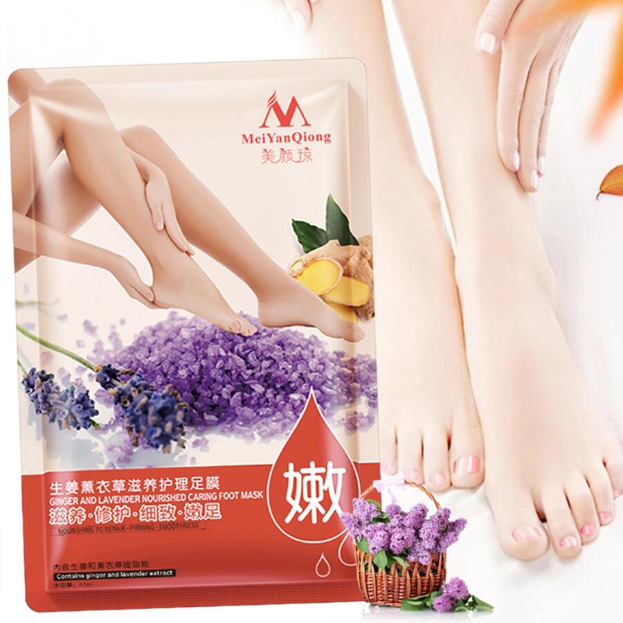 Lavender Foot Peel Mask,2Pcs Moisturizing Foot Care Sheet Dead Skin ...