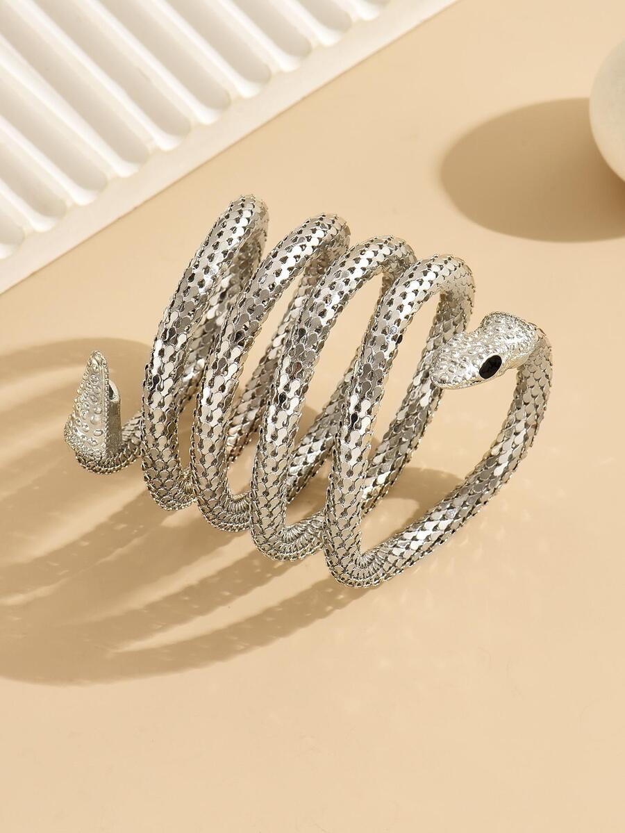 Snake Design Cuff Bangle | SHEIN USA