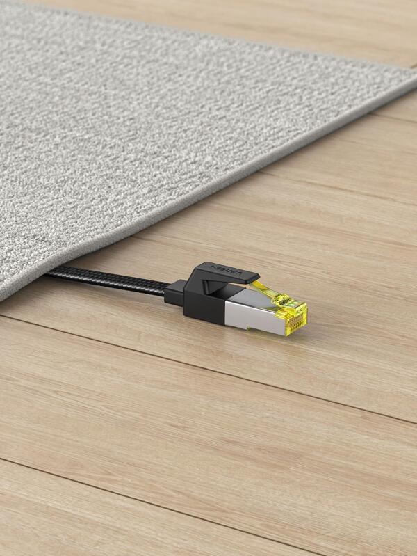 UGREEN Ugreen Cat 7 Flat Ethernet Cable 10gbps 600MHz 30AWG Braided ...