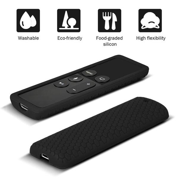 Tv Remote Control Protective Case, Compatible With Apple Tv 4k 4th And ...